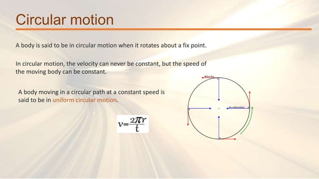 Motion Class 9 | PPTX | Physics | Science