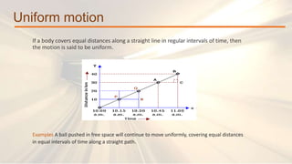 Motion Class 9 | PPTX