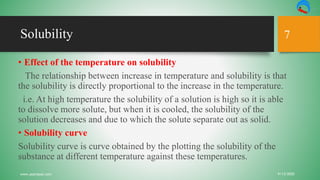 Solubility - Science (Grade 9) | PPTX