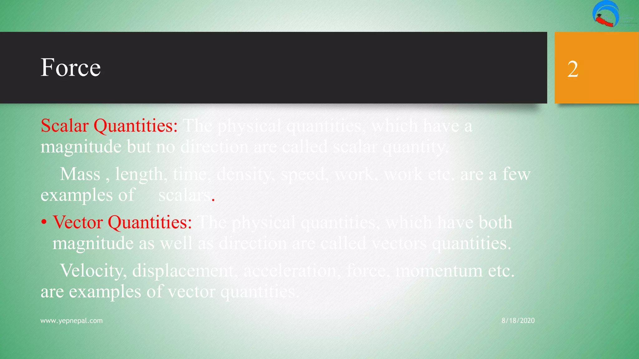 Force-Unit 2 (Class 9 science) | PPTX