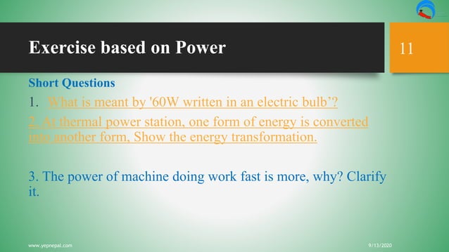 Work, Energy and Power - Unit 4 - Science (Class 9) | PPTX