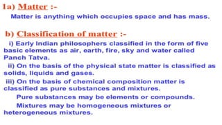 Class 9 science chapter 1 | PPTX