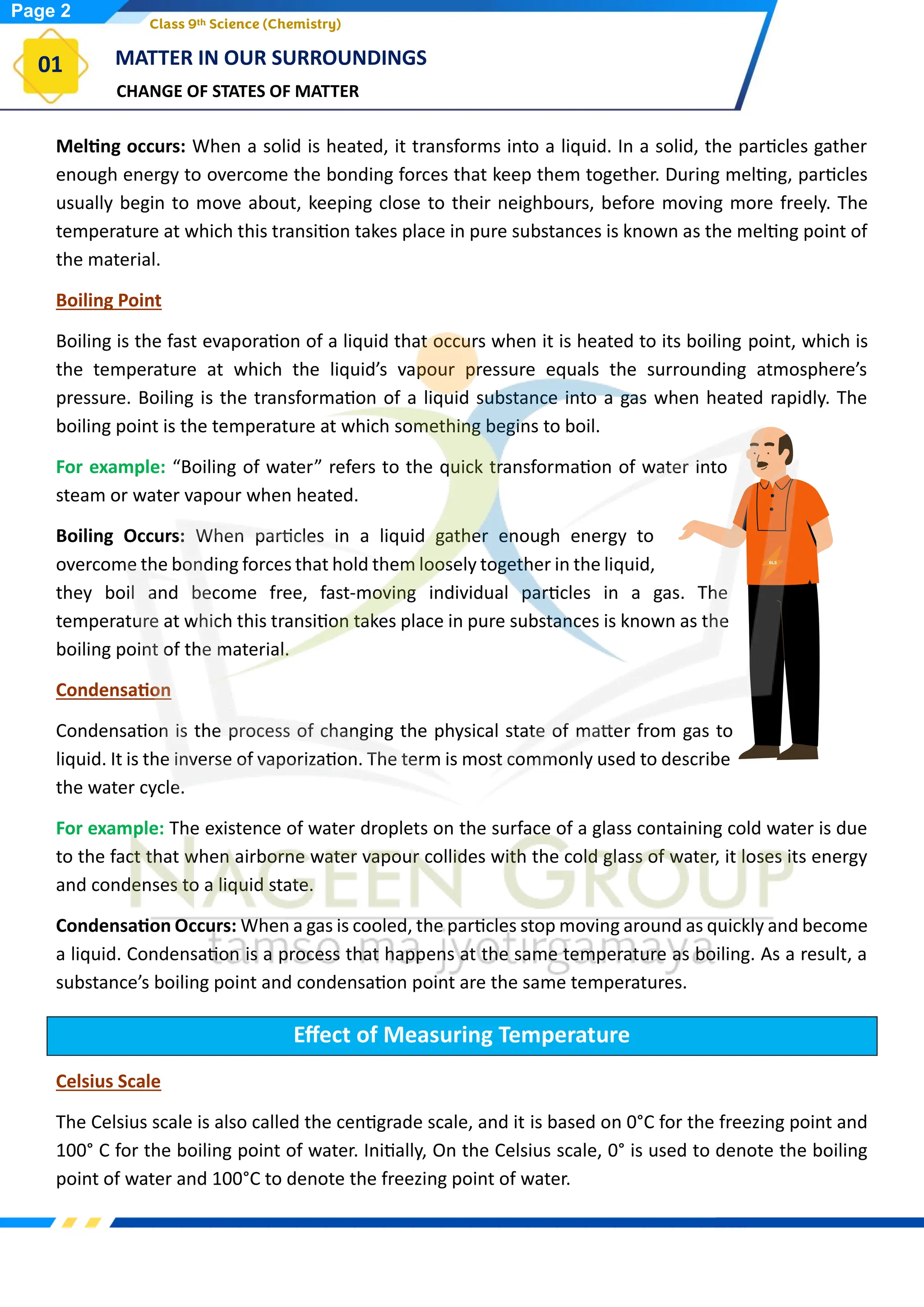 Class 9 Science Chapter Wise Topic Wise Notes Chapter 1 Matter in Our ...