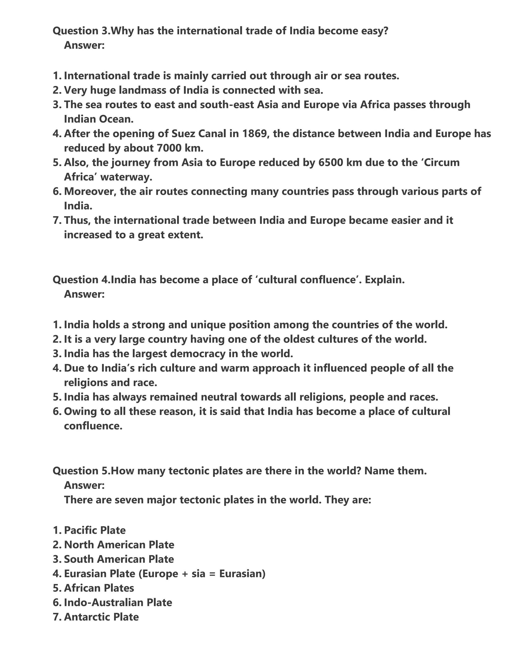 Class 9 Social Science Location, Geological Structure and Physiography ...