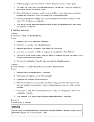 Class9th (A) SS Chapter 8 (Framing of Constitution and its Features ...
