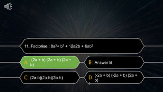 Class 9th ch 2 polynomials quiz | PPT