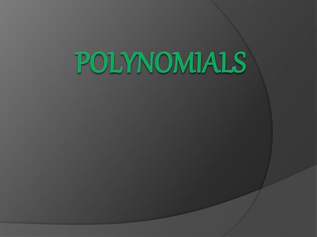 Class 9th chapter 2 maths polynomials | PPTX | Physics | Science