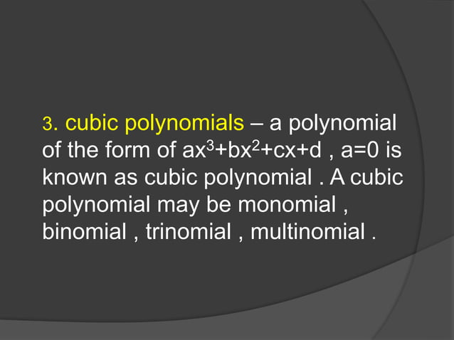 Class 9th chapter 2 maths polynomials | PPTX | Physics | Science