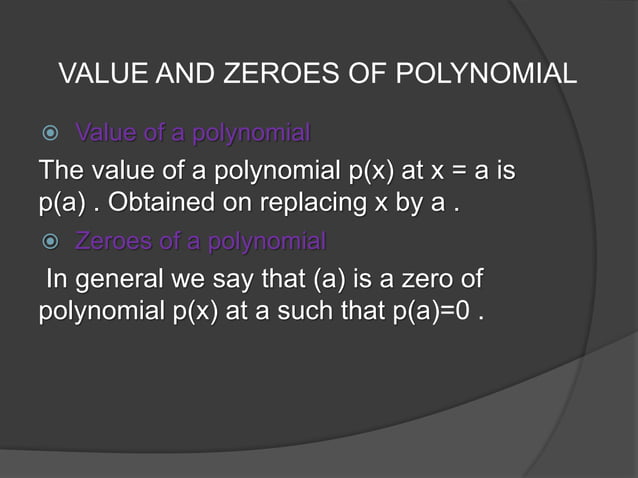 Class 9th chapter 2 maths polynomials | PPTX | Physics | Science
