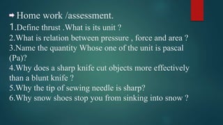 class 9th ppt Thrust and pressure.pptx