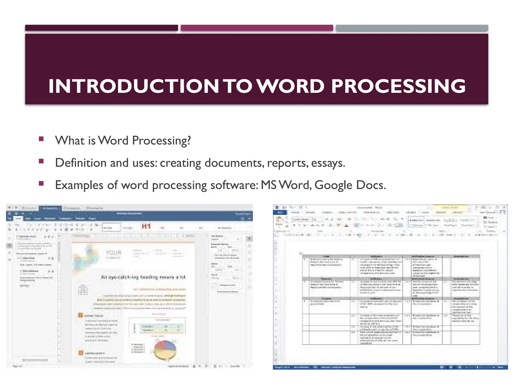 class 9th word processing in ms word.pptx | Desktop Publishing ...