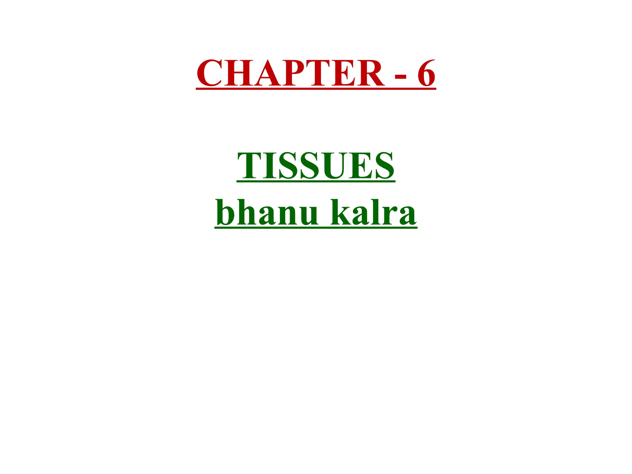 Class 9 tissue chapter 6 | PPT