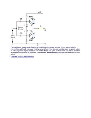 Class a amplifier | PDF