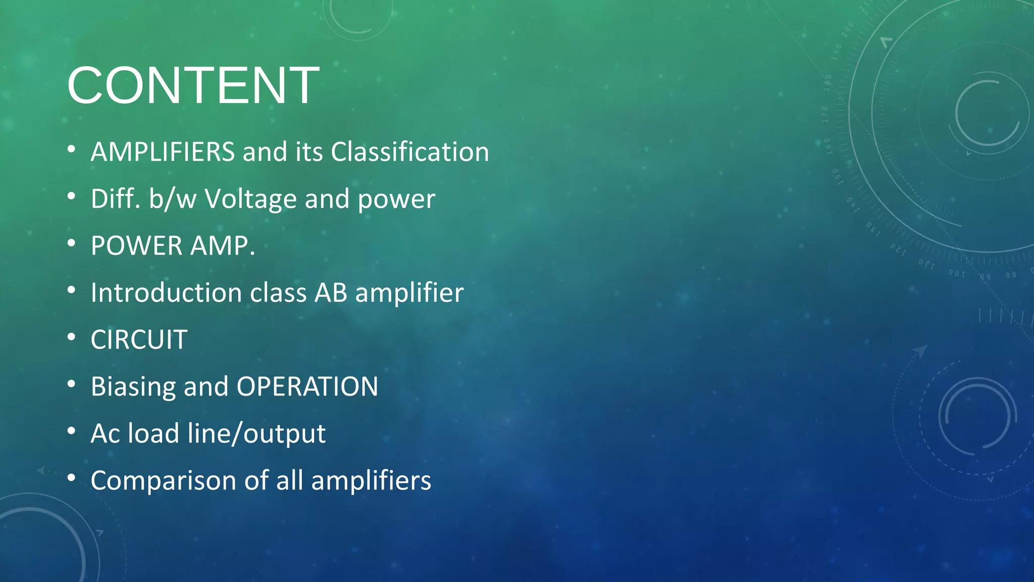 Class AB amplifiers | PPT