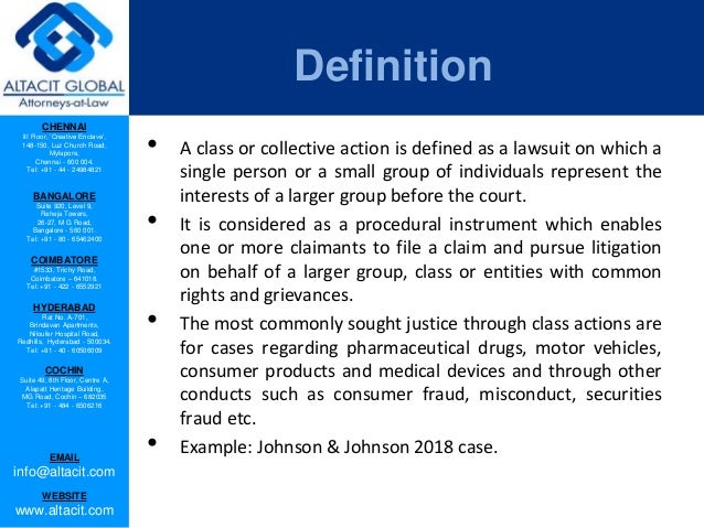 Class action lawsuit