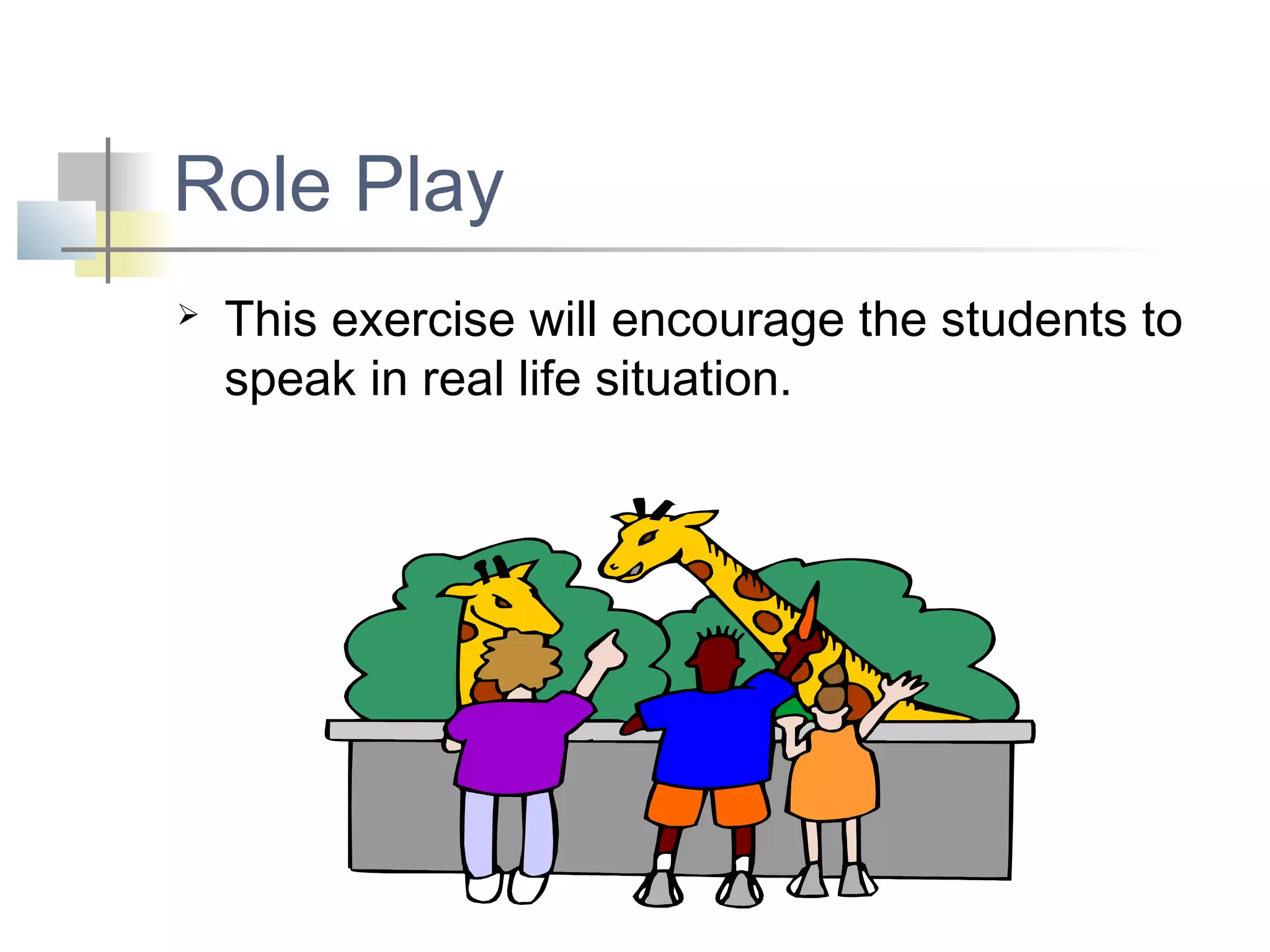 Class activities for developing speaking skills | PPT