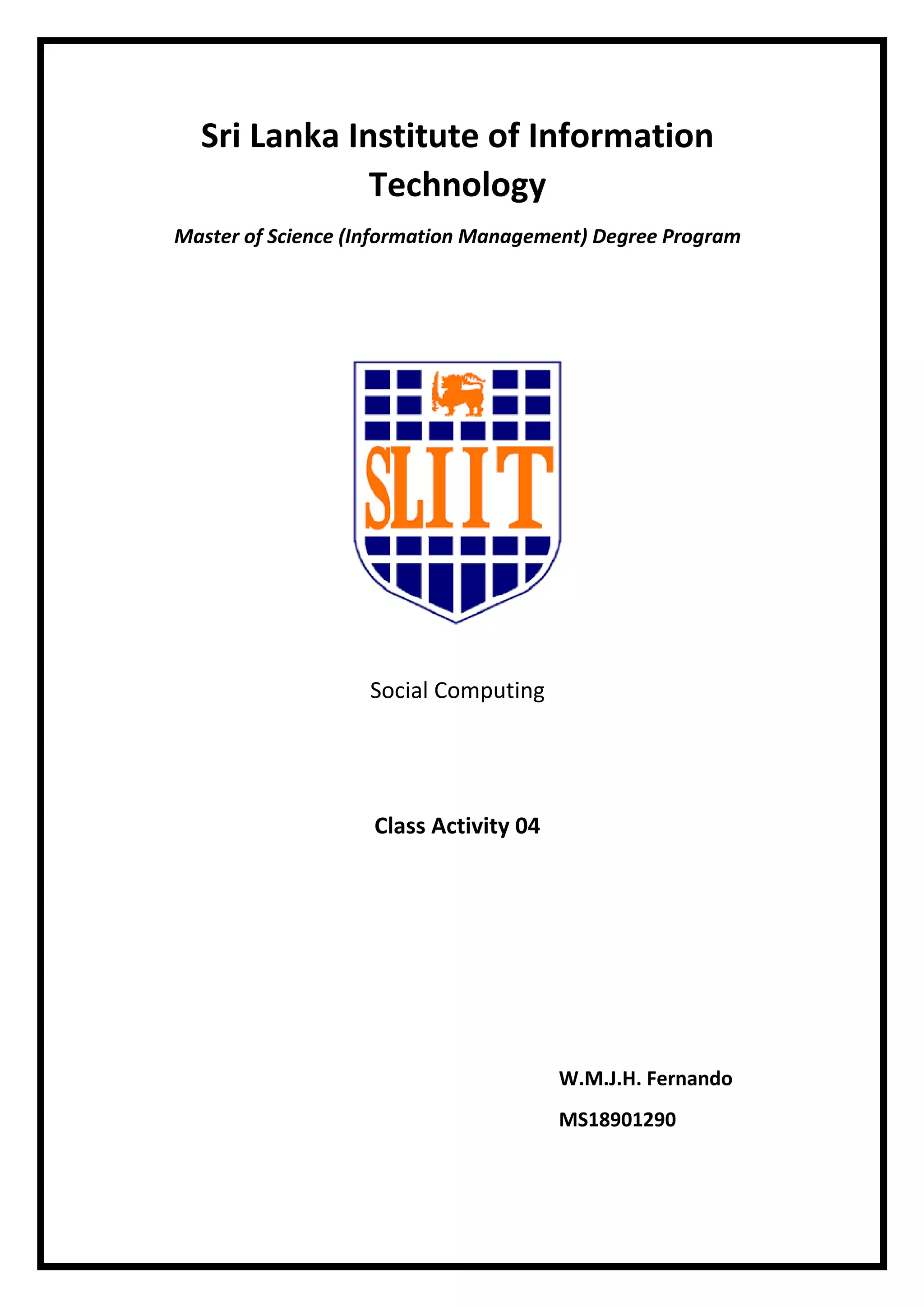 Class Activity 4 Pdf