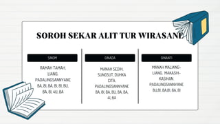 MATERI PUISI BALI TRADISIONAL SEKAR ALIT | PPT