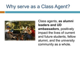 UD Alumni Class Agent Presentation 2011 | PPT