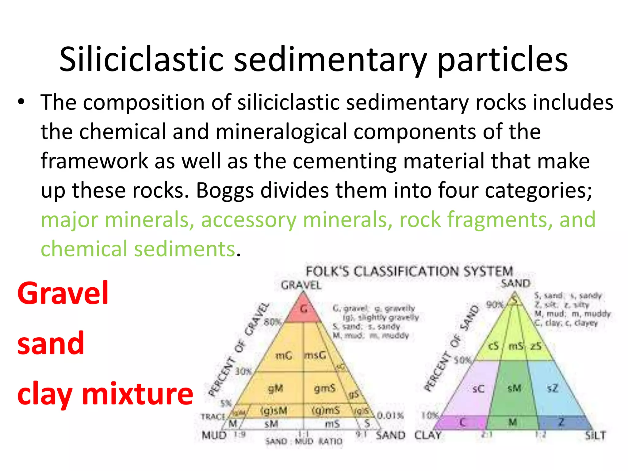 Classaification of sediments | PPTX