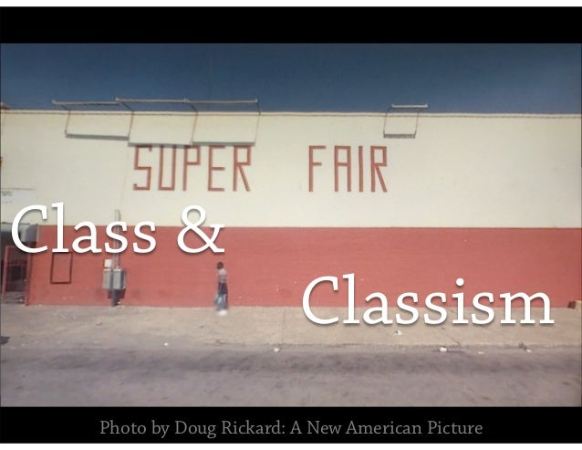 Class and Classism