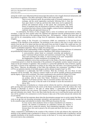 Class and classless communism a moral critique | PDF