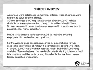 Class and educational attainment in australia | PPT