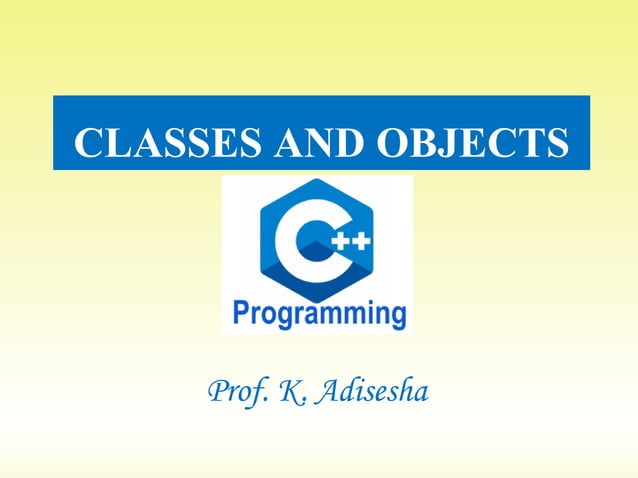 Class and object | PDF