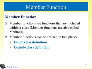 Class and object | PDF