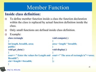 Class and object | PDF