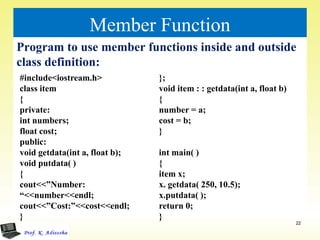 Class and object | PDF