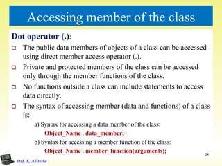 Class and object | PDF
