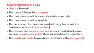 class and object C++ language chapter 2.pptx
