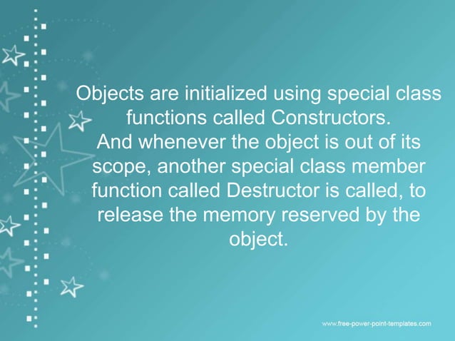 Class and object in c++ | PPT