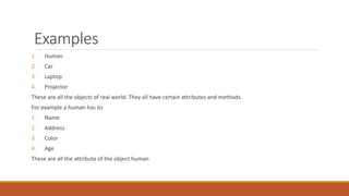 Class and objects | PPT