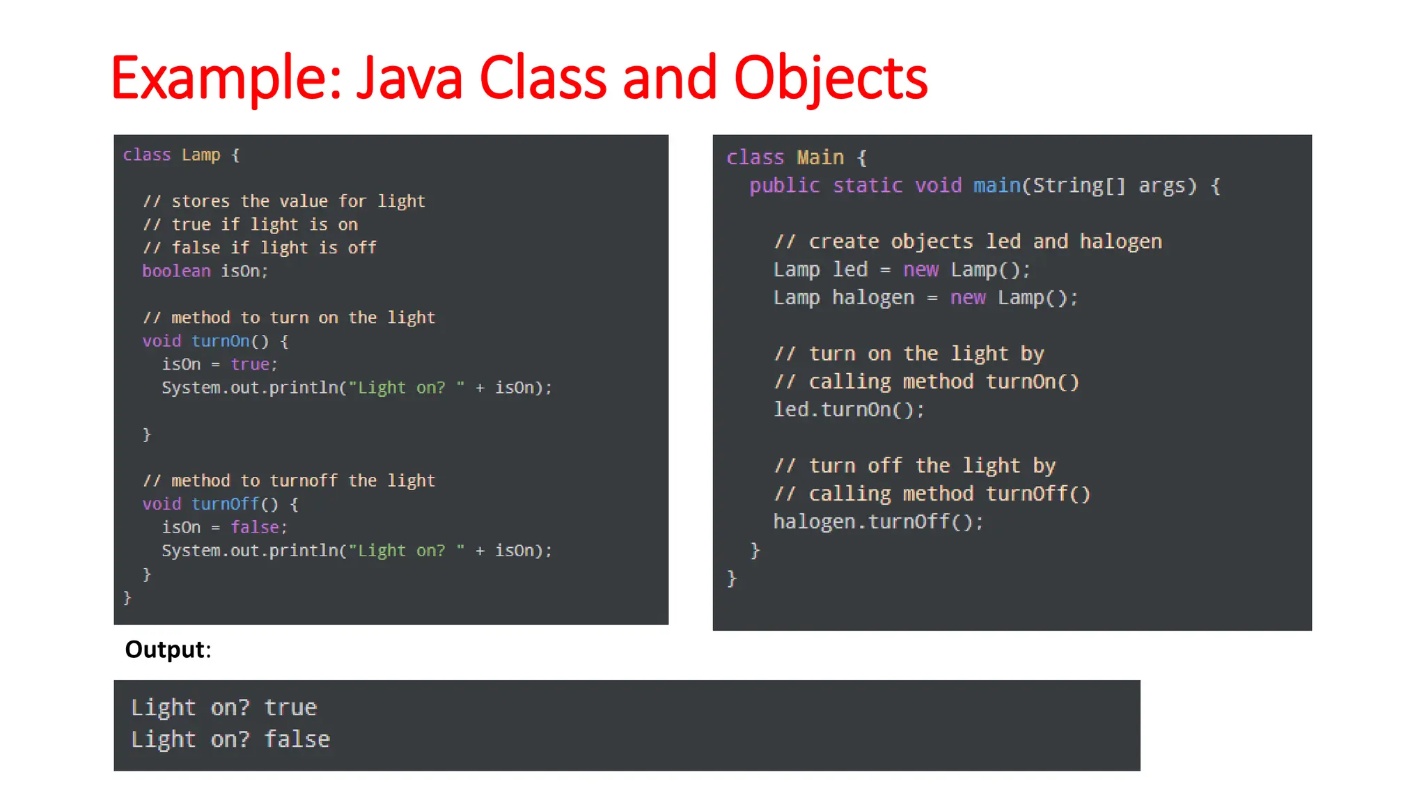 Class And Objects In Object Oriented Programming With Java Pdf