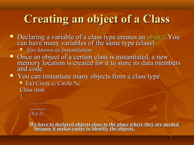 Class And Object In C Ppt 0658
