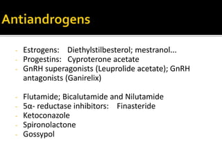 Class androgens | PPTX