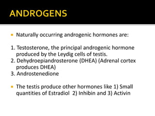 Class androgens | PPTX