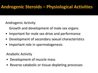 Class androgens | PPTX