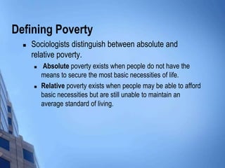 Class and stratification in the us finalcopy | PPT