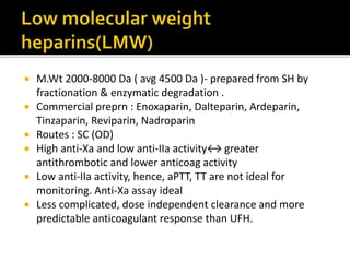 Class anticoagulants 2 | PPT
