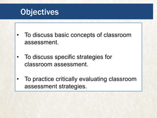 Class Assessment | PPTX