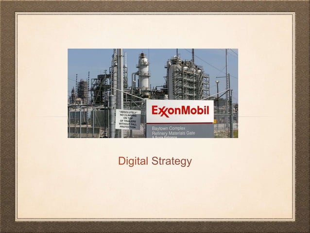 DIGITAL STRATEGY EXXON MOBIL ANTHONY JOHNSON | PPT