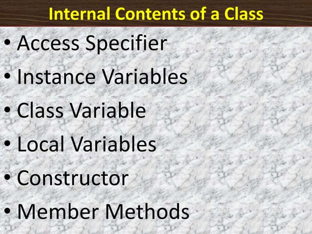 Class As The Basis Of All Computation Ppsx