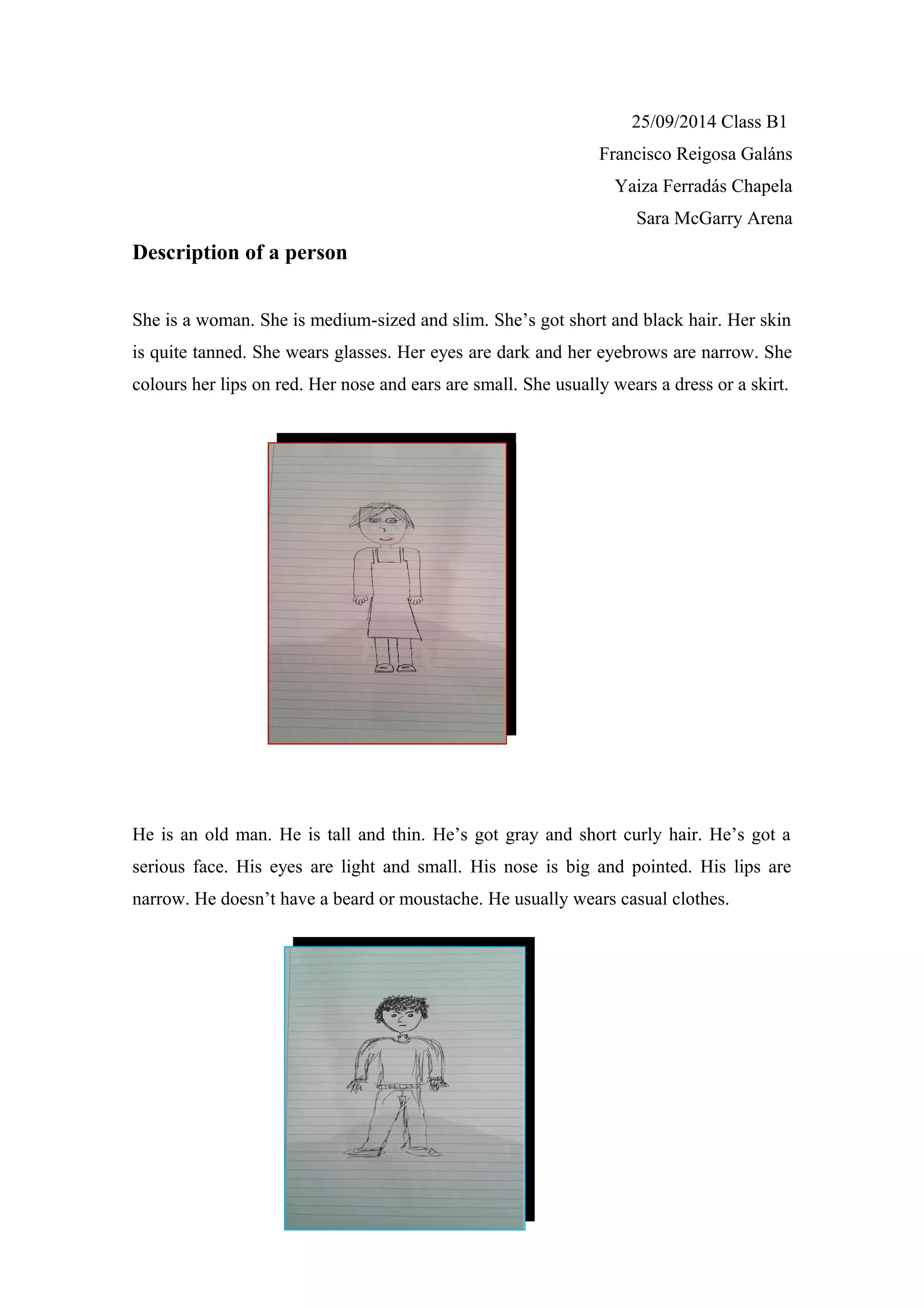 Description of a person | PDF