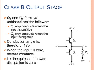Class b amplifier | PPTX