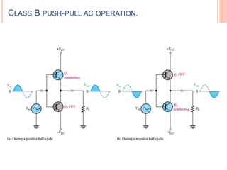 Class b amplifier | PPTX