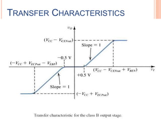 Class b amplifier | PPTX