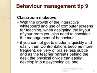 Class behaviour management | PPTX
